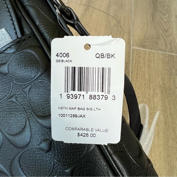 Coach | Bags | Coach Houston Map Bag In Signature Leather | Poshmark